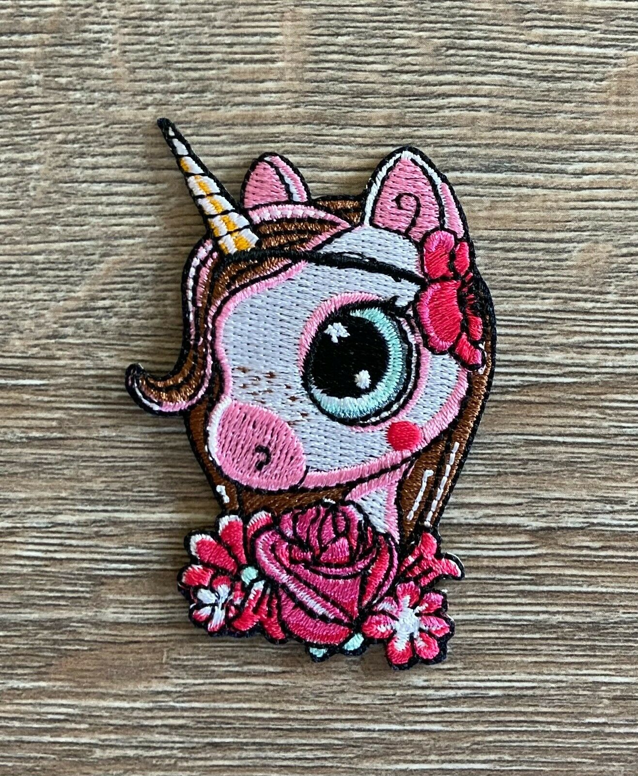 Einhorn Patch Aufnäher Bügelbild Fabeltier Glitzer Unicorn Mädchen Girl - Kisslook.de