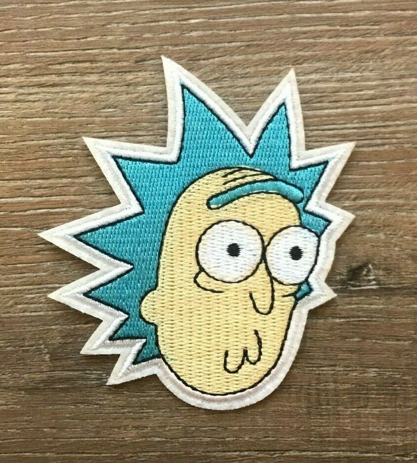 Rick and Morty Patch Aufnäher Bügelbild Comic Serie Zeichentrick ...