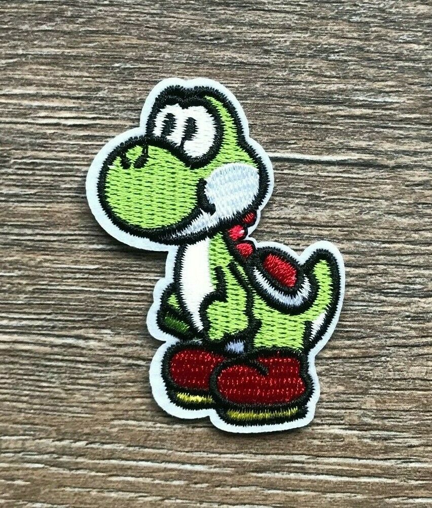 Super Mario Yoshi Patch Aufnäher Bügelbild Nintendo Spiel Game 80s ...